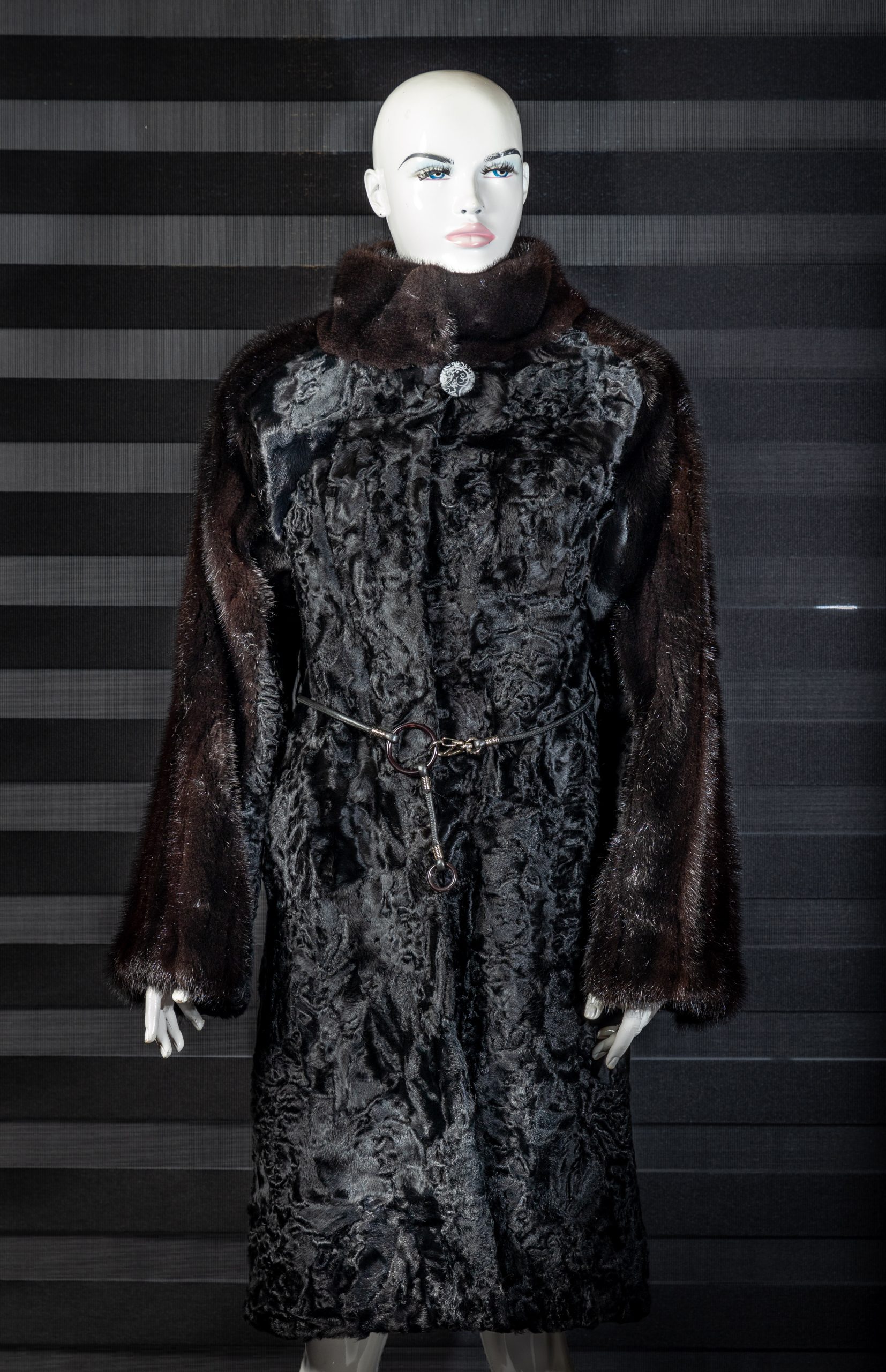 Black Astrakhan Coat - Fur Fashion